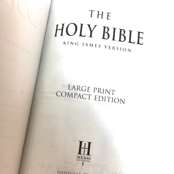 Holman Bible Publishing | Accents | Vintage 98 King James Version Large ...